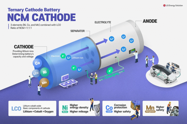 Nickel Cobalt Manganese in Lithium Battery Cathodes